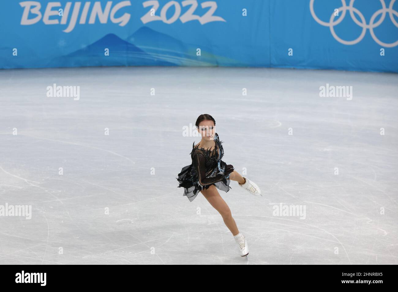 Beijing, China. 15th Feb, 2022. Anna Shcherbakova (ROC) Figure Skating ...