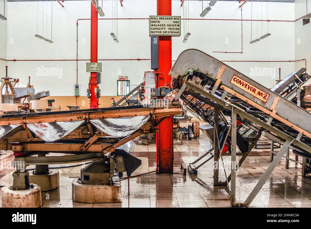 inside a Tea factory Stock Photo - Alamy