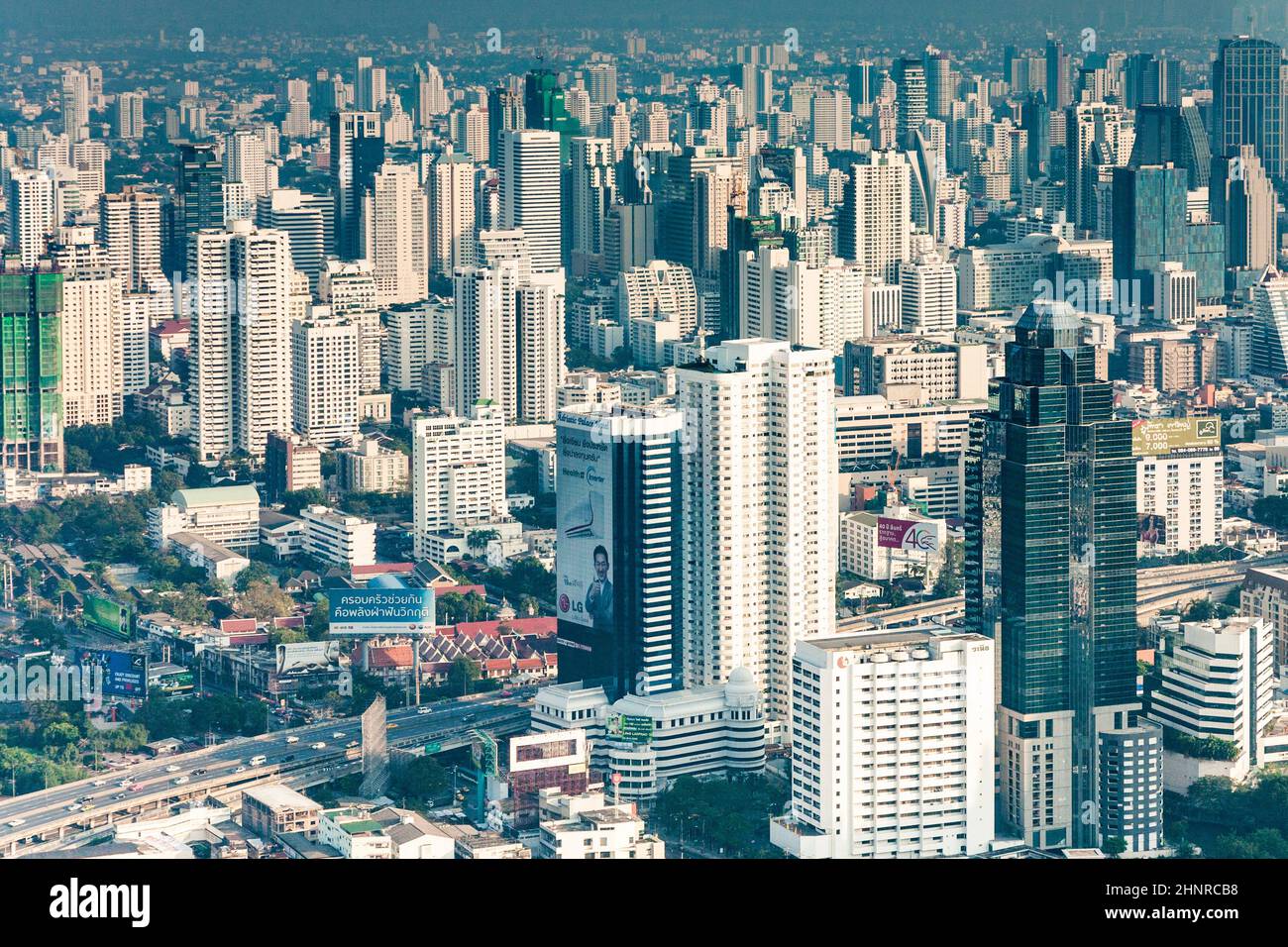 Aerial view of office blocks hi-res stock photography and images - Alamy