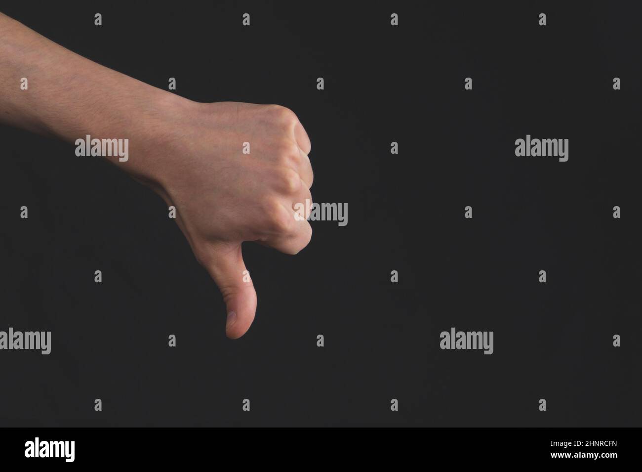 Big thumbs down hi-res stock photography and images - Alamy