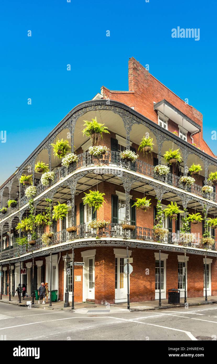 eople visit historic building in the French Quarter Stock Photo - Alamy