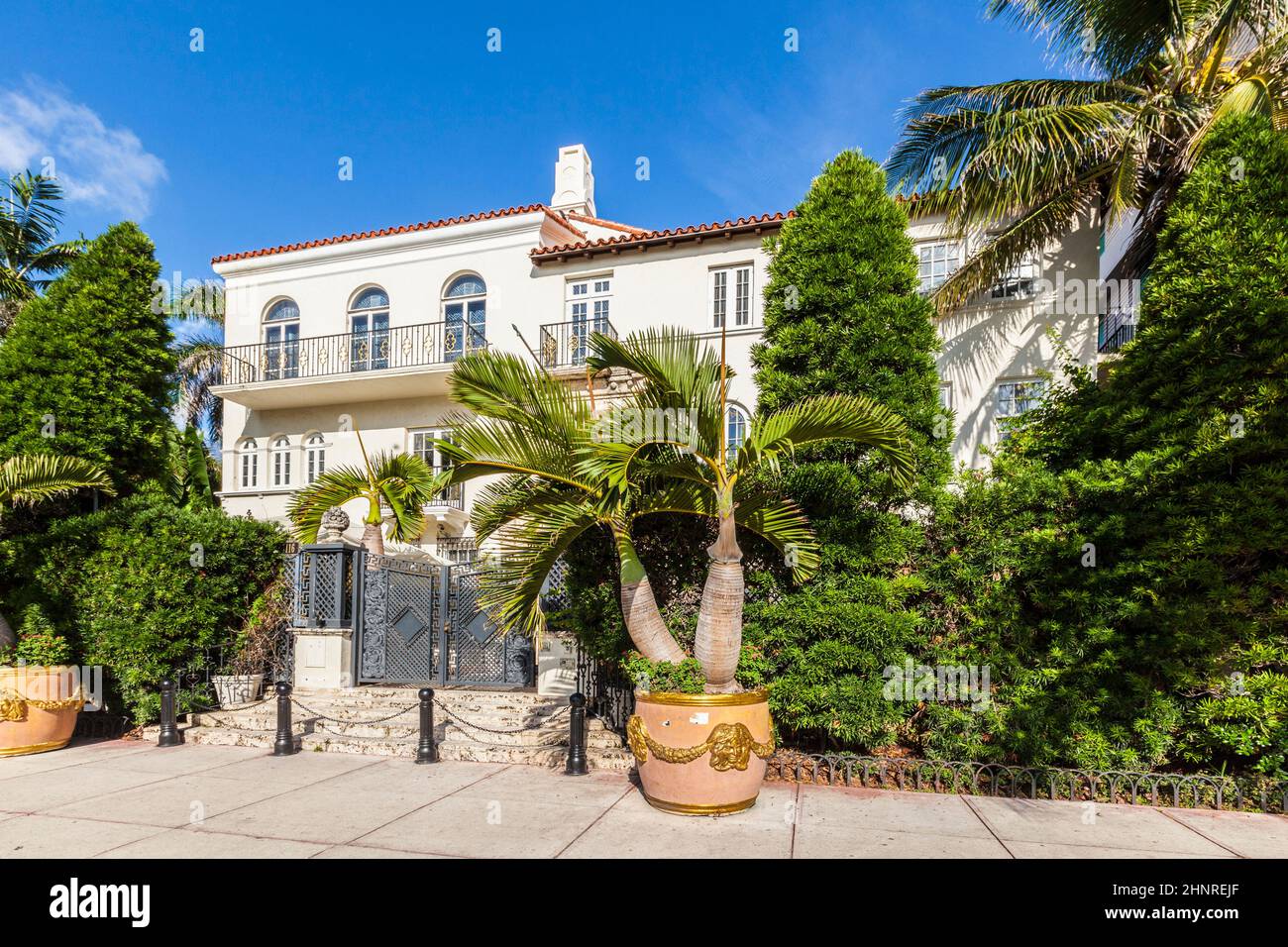 Versace mansion at Ocean Drive Stock Photo - Alamy