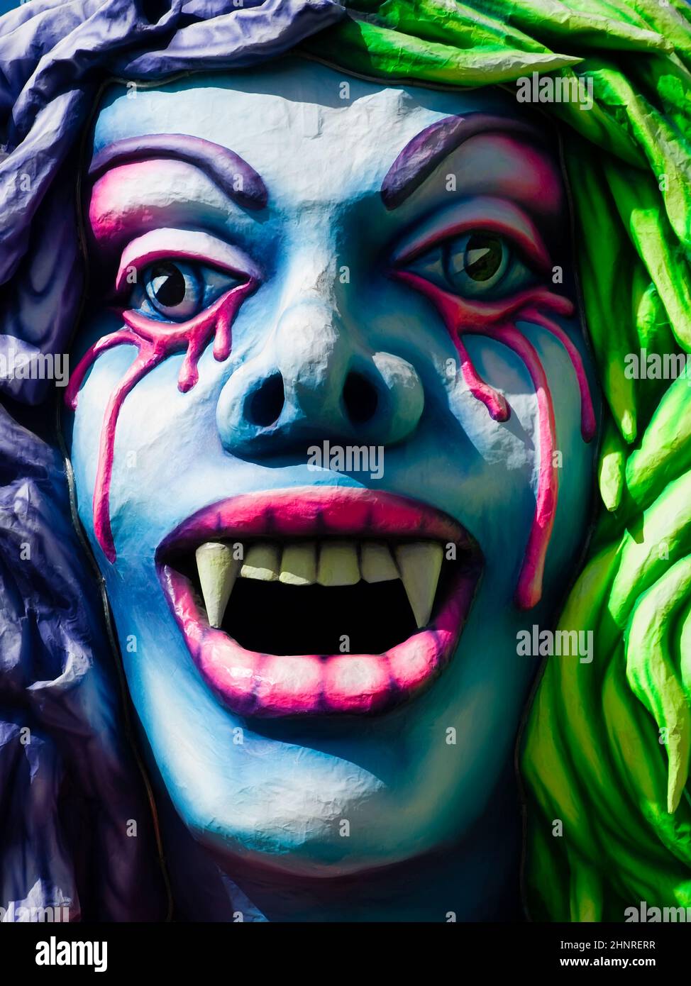 Colourful Detail from a Carnival Float in Malta Stock Photo - Alamy