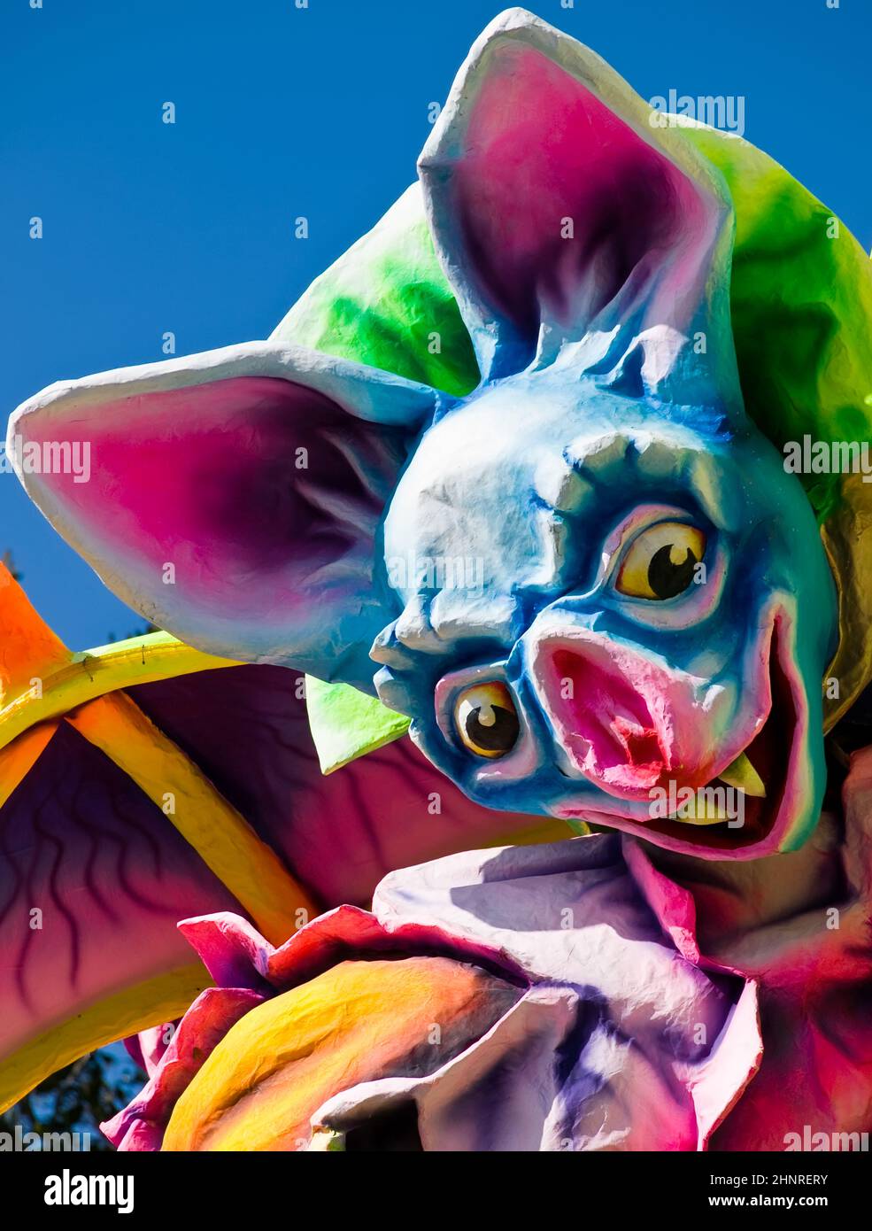 Colourful Detail from a Carnival Float in Malta Stock Photo - Alamy