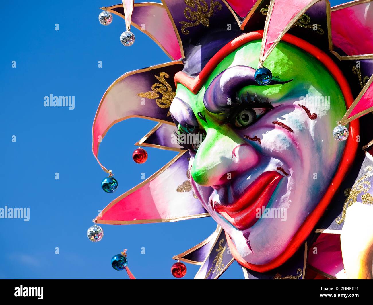 Colourful Detail from a Carnival Float in Malta Stock Photo - Alamy