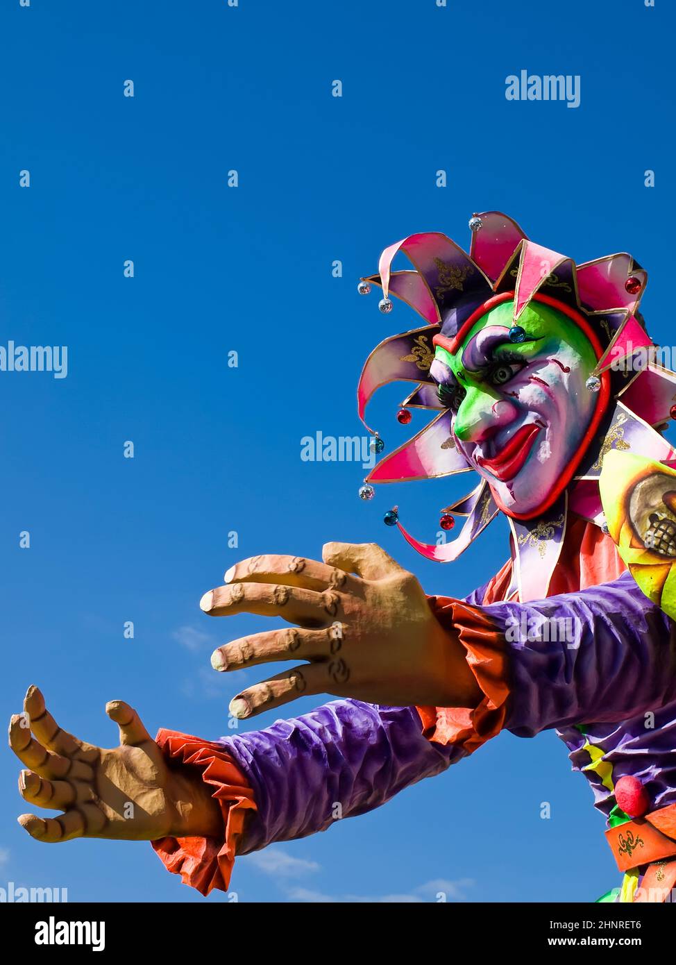 Colourful Detail from a Carnival Float in Malta Stock Photo - Alamy