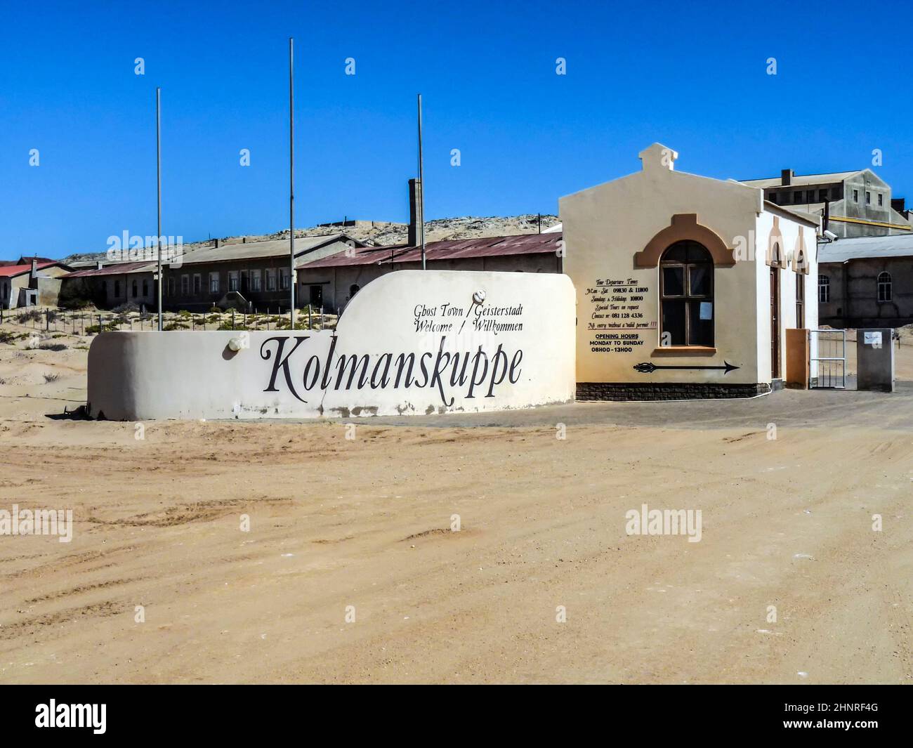 Ghost town Kolmanskop, Namibia desert Stock Photo - Alamy