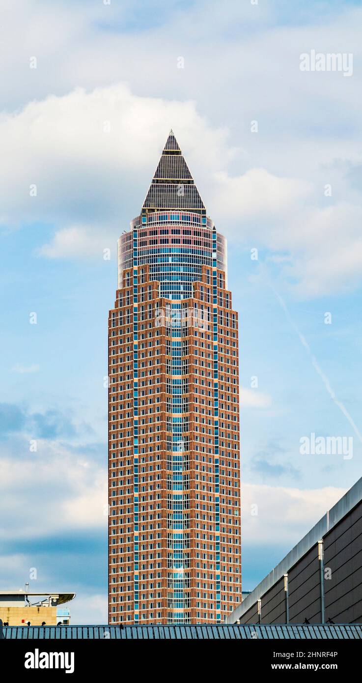 Messeturm - Fair Tower in Frankfurt, Germany Stock Photo - Alamy