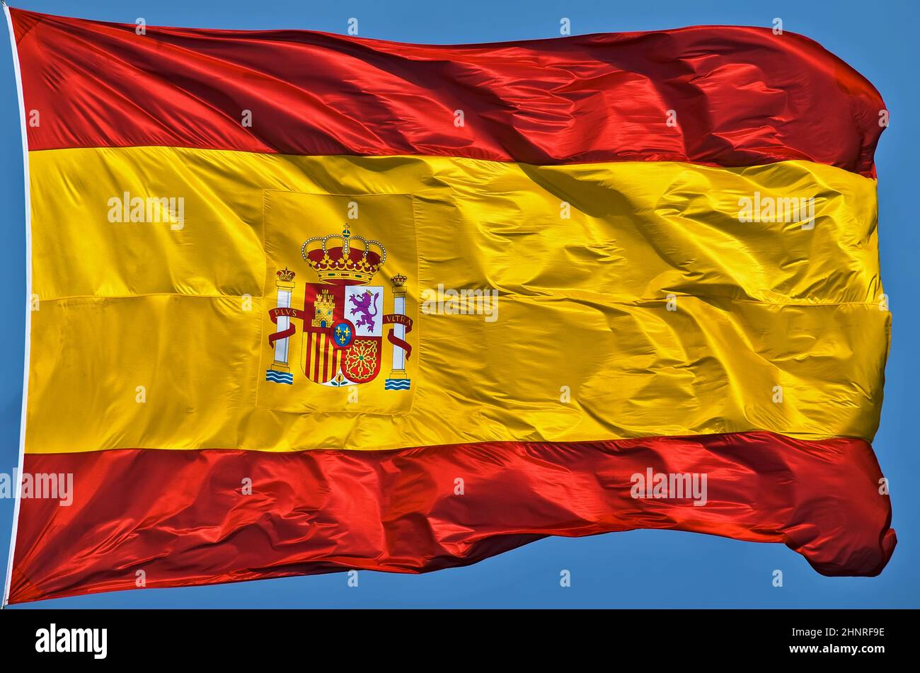 The National Flag of Spain Stock Photo - Alamy