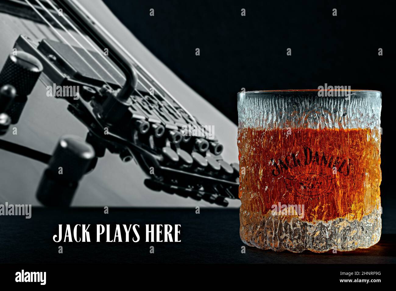 Jack Daniels Rock Music Promo Stock Photo - Alamy