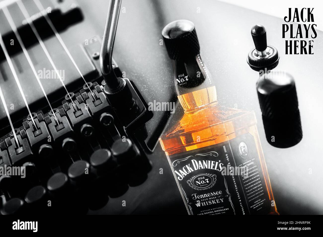 Jack Daniels Rock Music Promo Stock Photo - Alamy