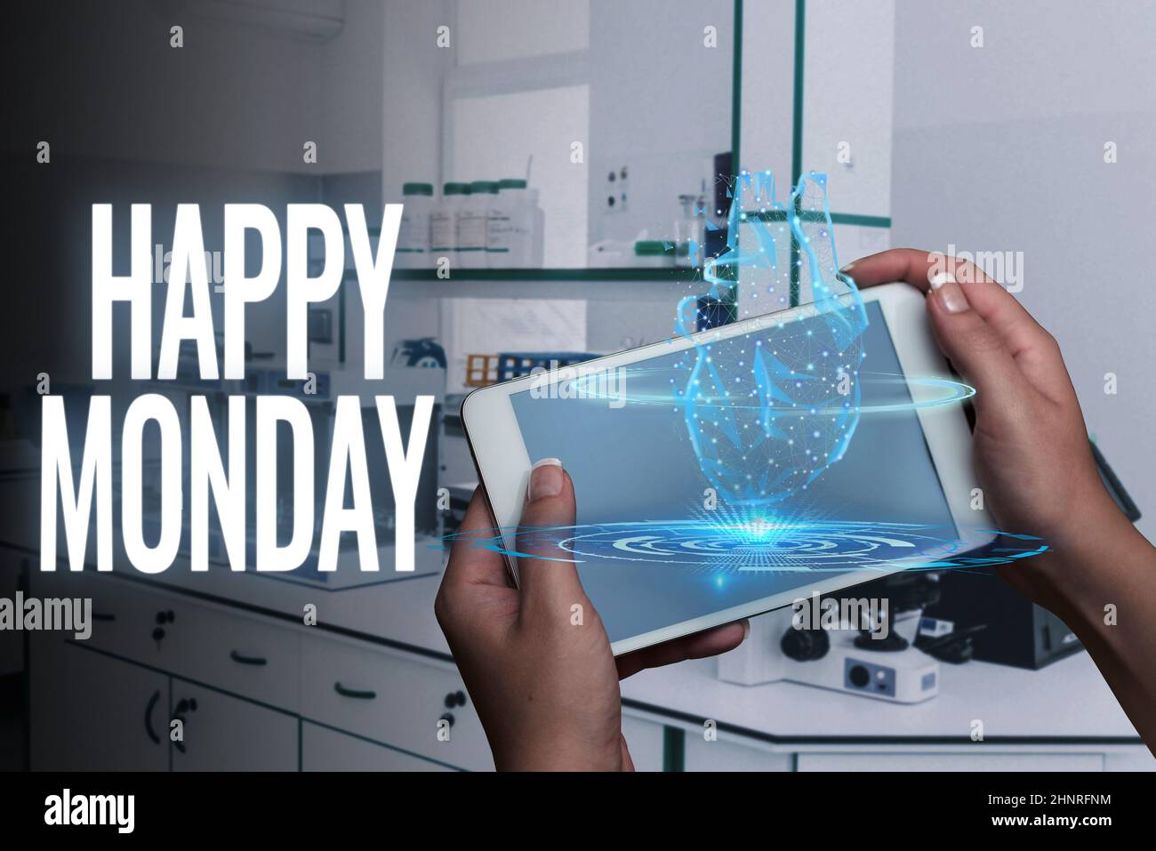 Happy monday motivational sign on hi-res stock photography and images ...