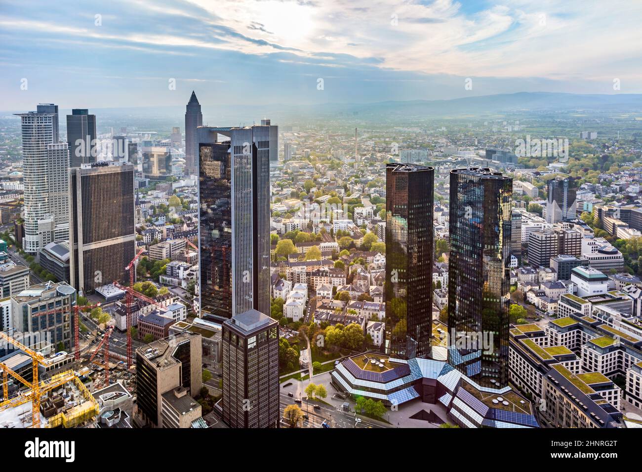 Frankfurt am main aerial view hi-res stock photography and images - Alamy