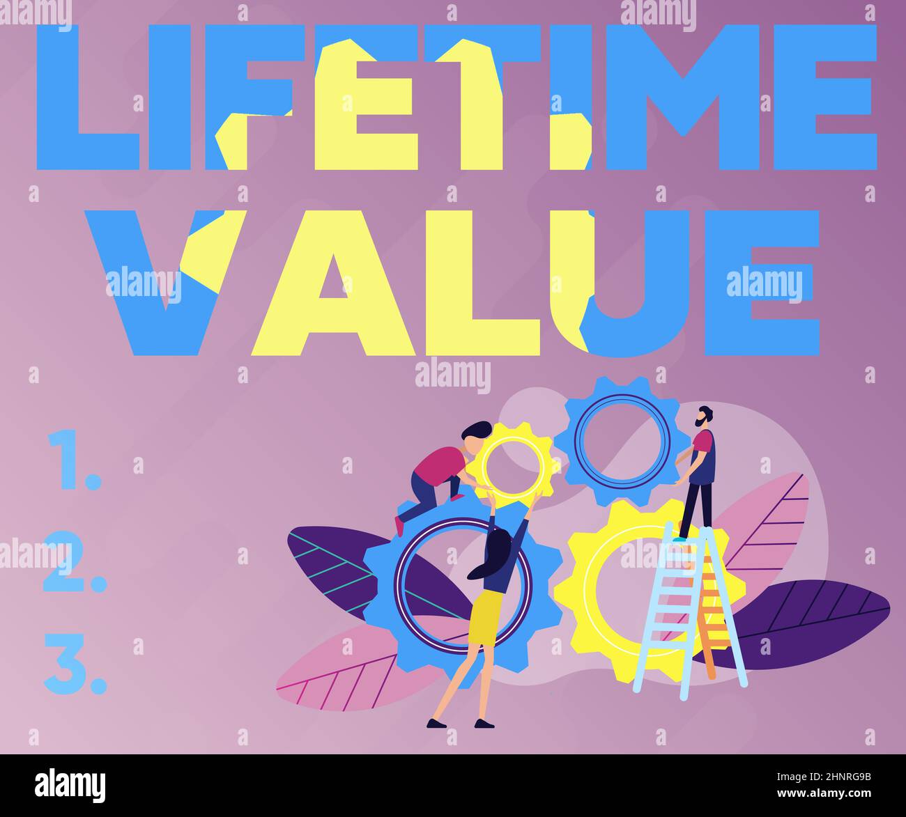 Inspiration showing sign Lifetime Value, Concept meaning Worth of the ...