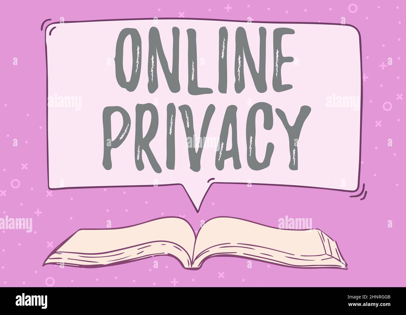 Conceptual display Online Privacy, Business idea Security level of ...