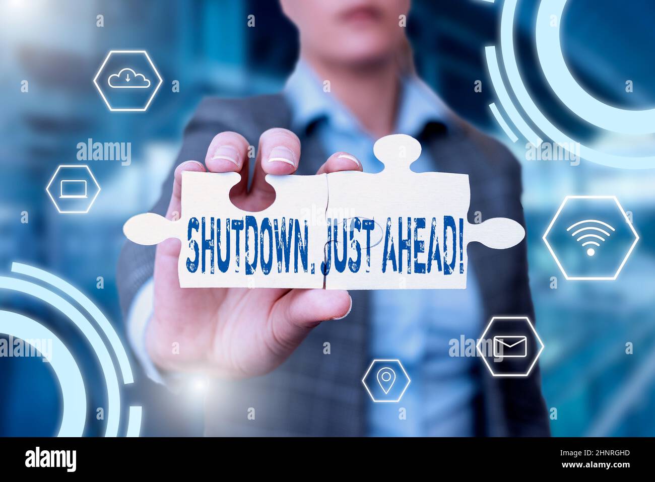 Factory shut down sign hi-res stock photography and images - Alamy