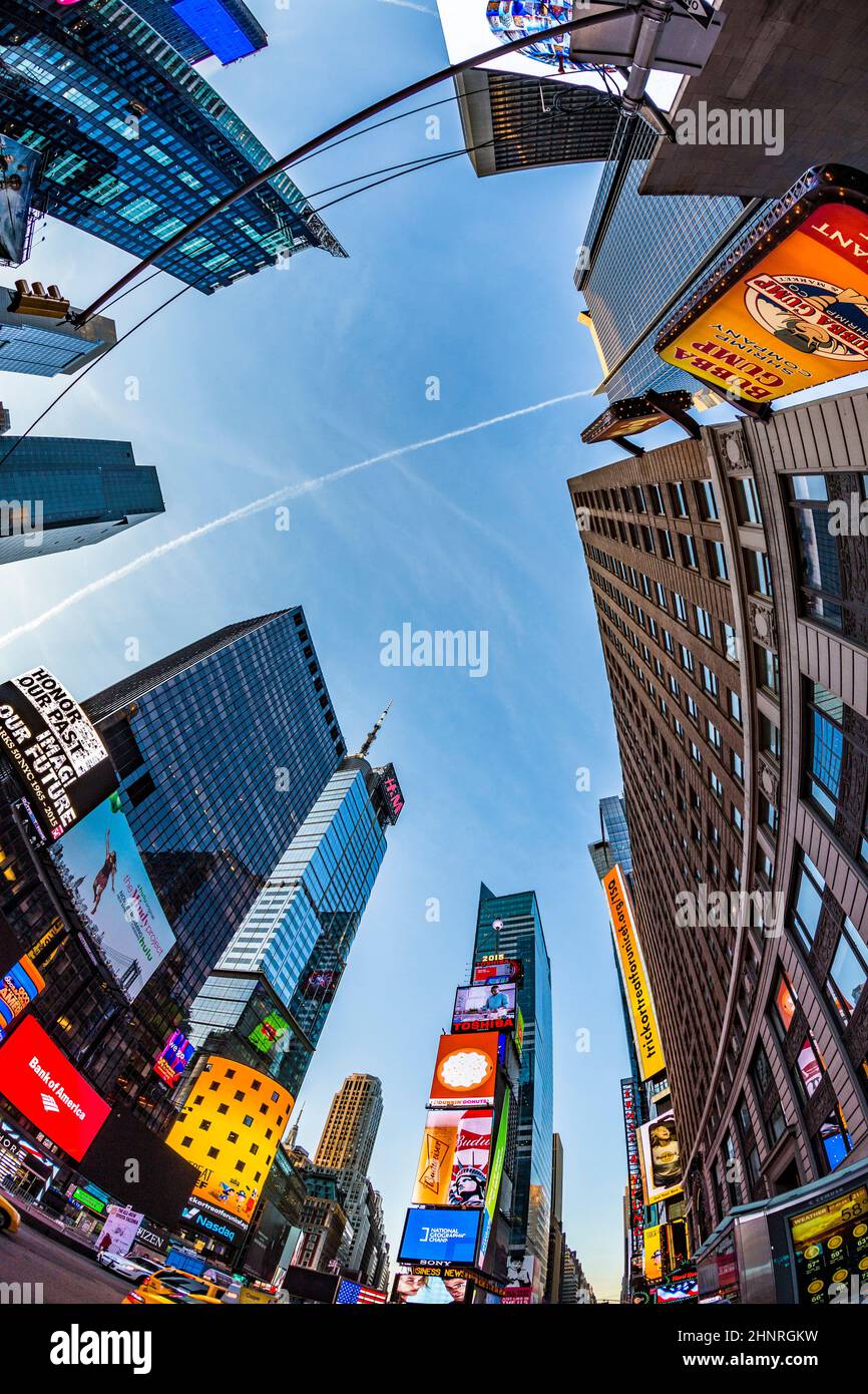 Times Square, featured with Broadway Theaters and huge number of LED ...