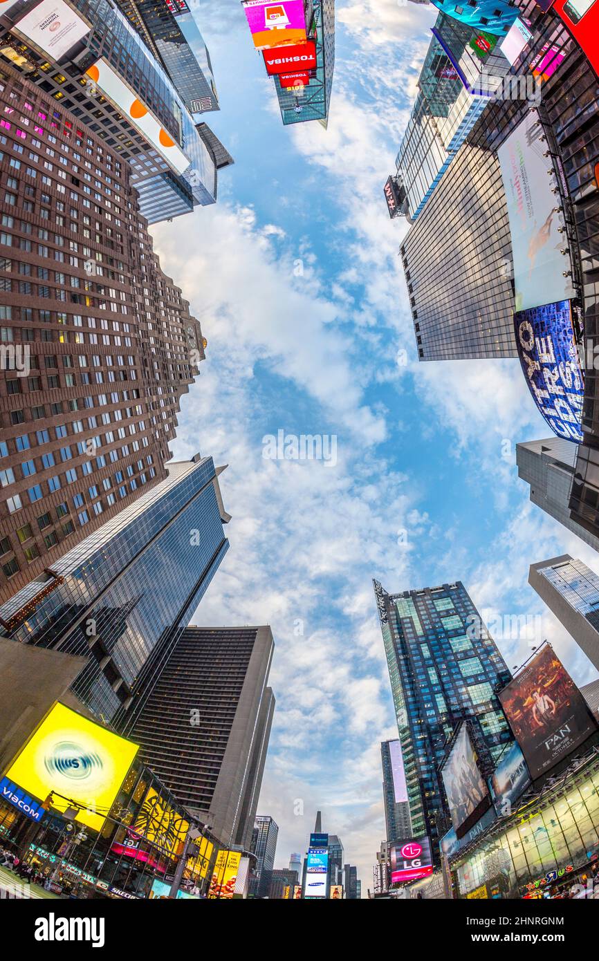 Times Square, featured with Broadway Theaters and huge number of LED ...