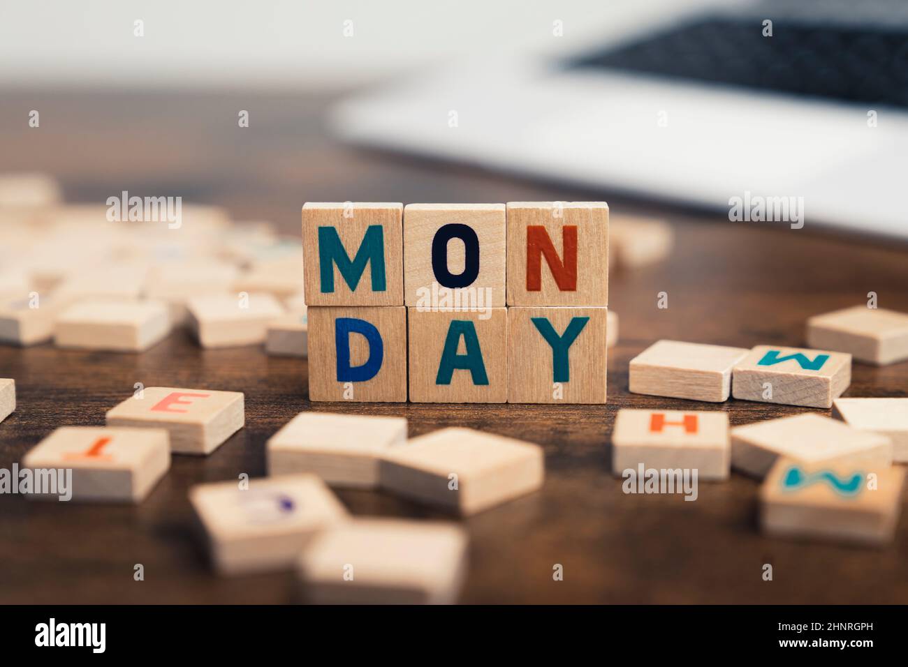 Monday written hi-res stock photography and images - Alamy