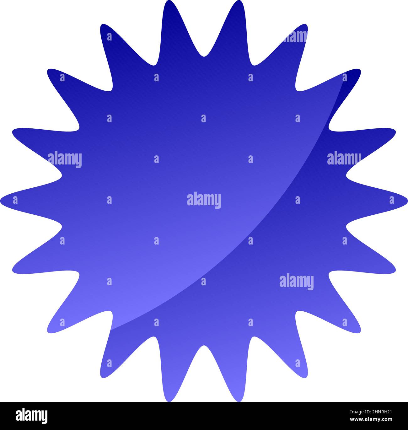 Starburst, sunburst price tag, label with empty, blank space. Price ...