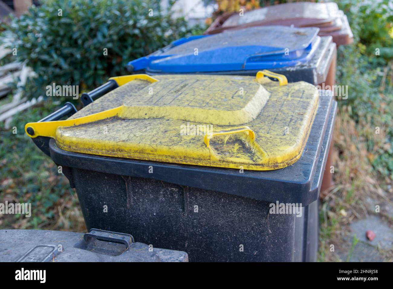 old wast container Stock Photo - Alamy