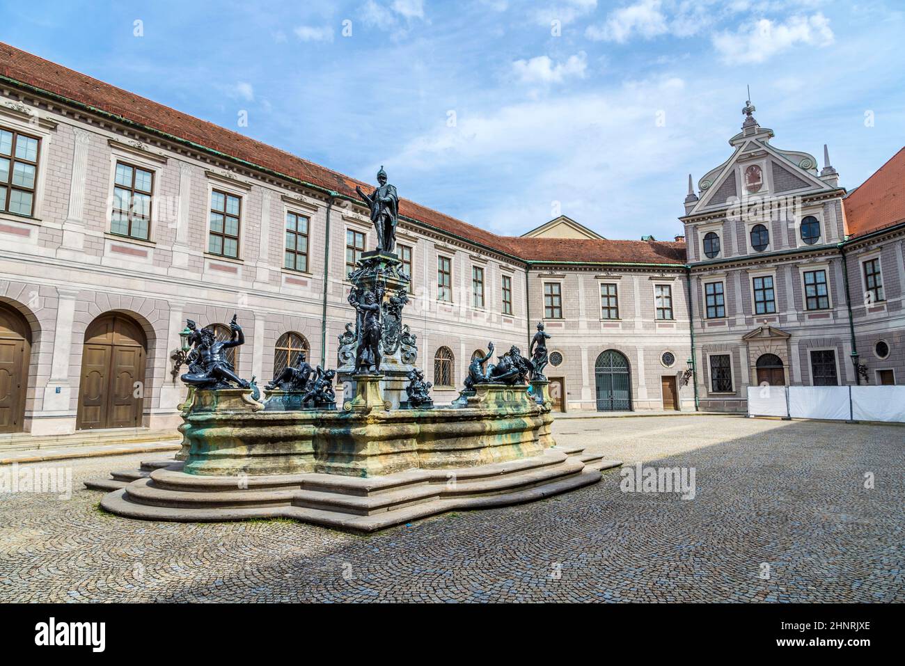 Historic courtyard inside the Residenz in Munich Stock Photo - Alamy