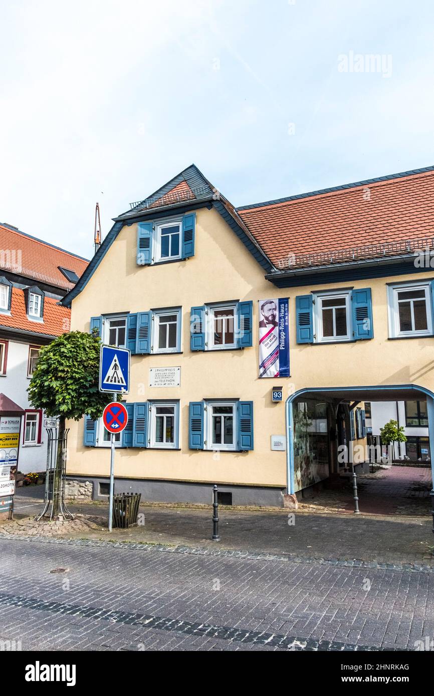 facade of museum of Philipp Reis Stock Photo - Alamy