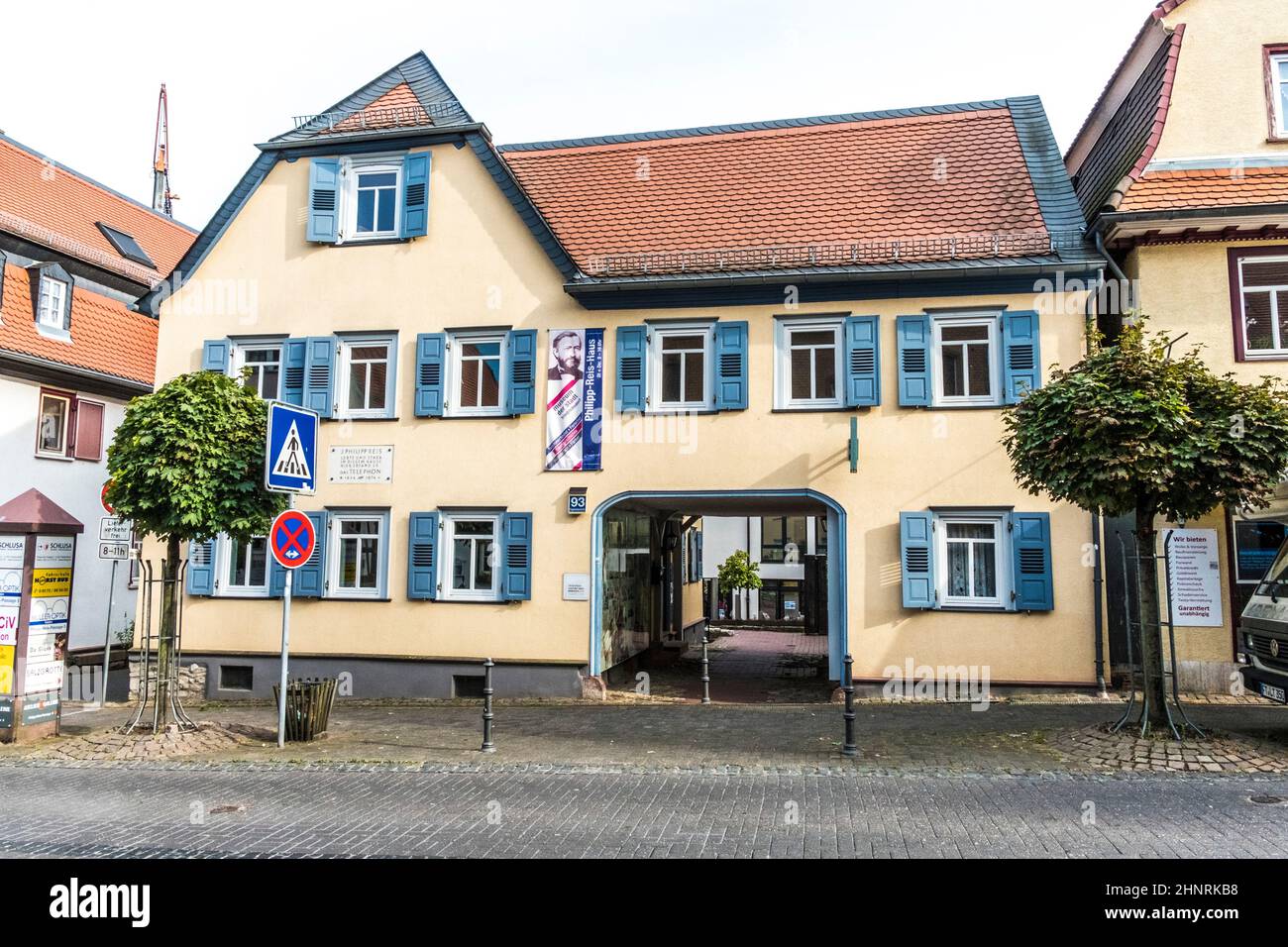 facade of museum of Philipp Reis Stock Photo - Alamy