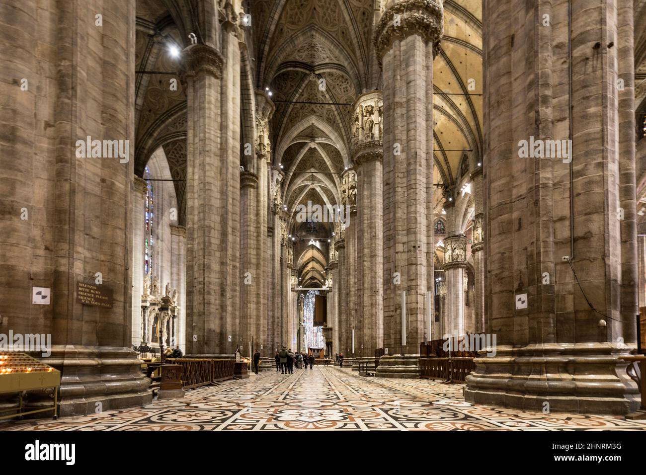 Interior of milan cathedral hi-res stock photography and images - Alamy