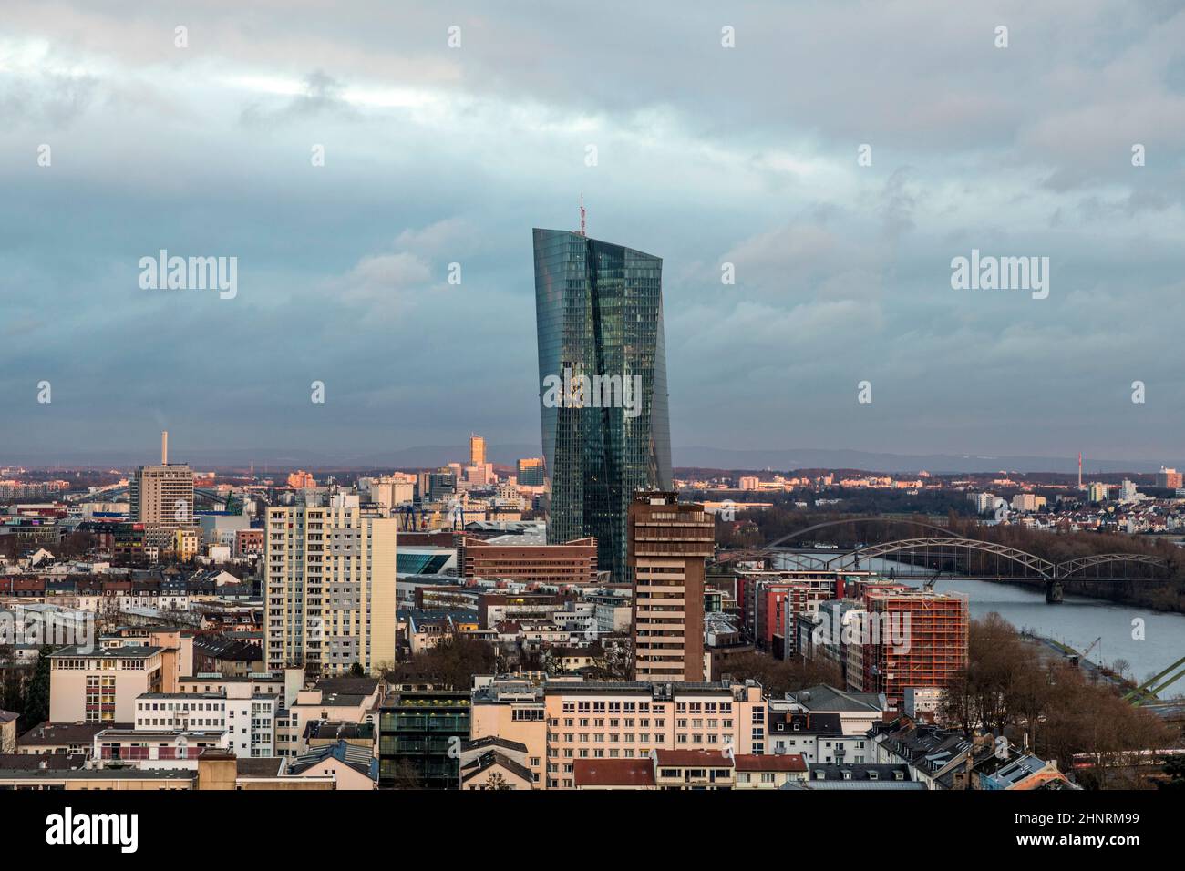 New headquarters of the European Central Bank or ECB. Frankfurt ...