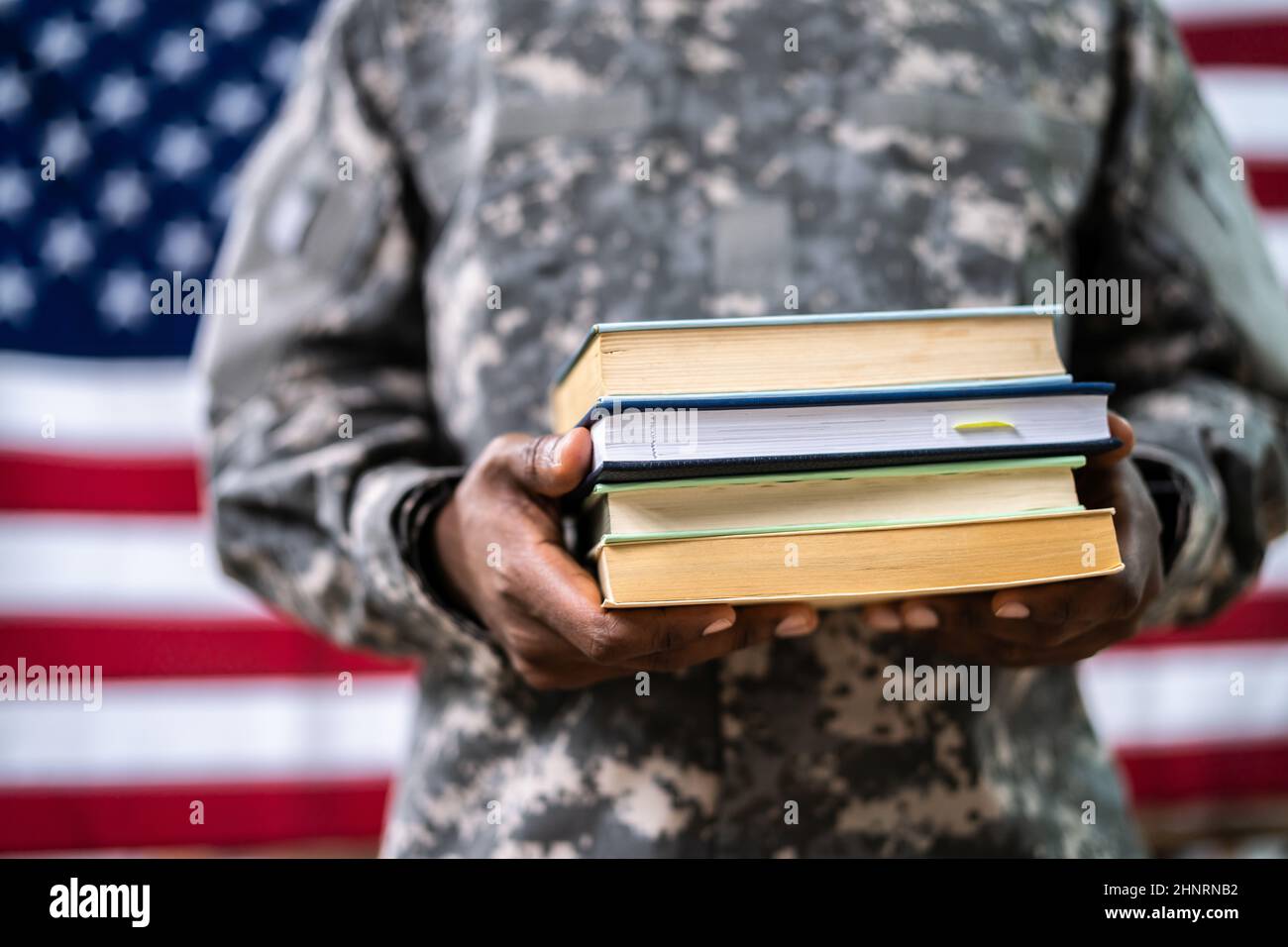 Young Student Soldier In Uniform. Veteran Study Stock Photo - Alamy