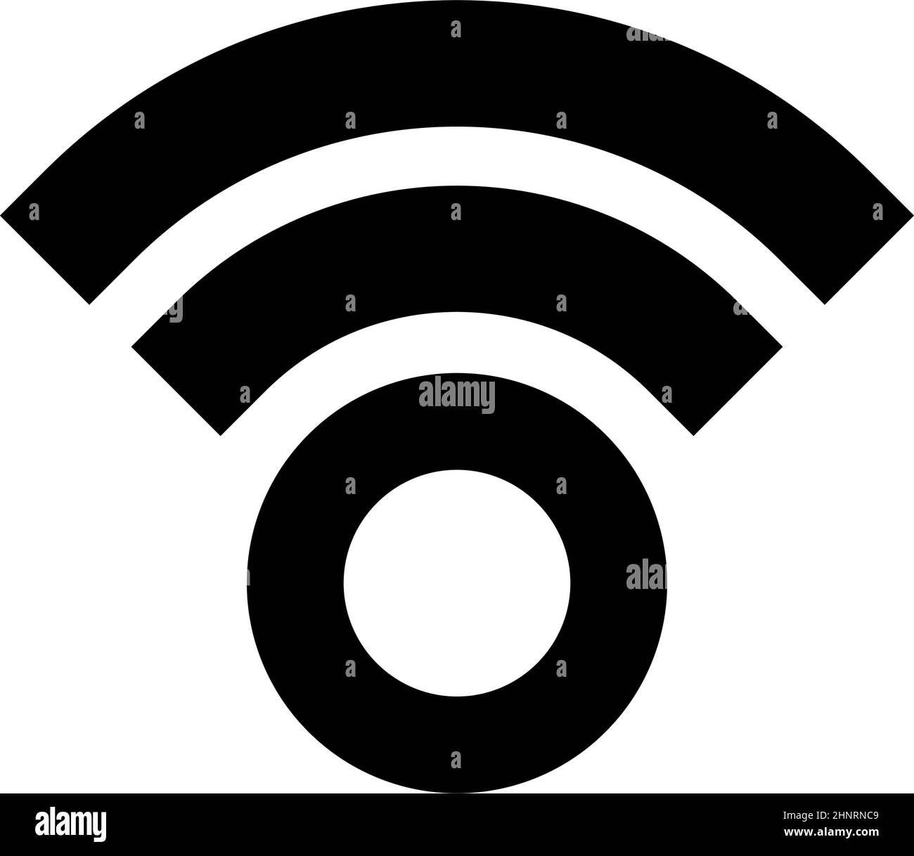 Wireless, cordless signal, internet, wifi shape icon, symbol - stock ...