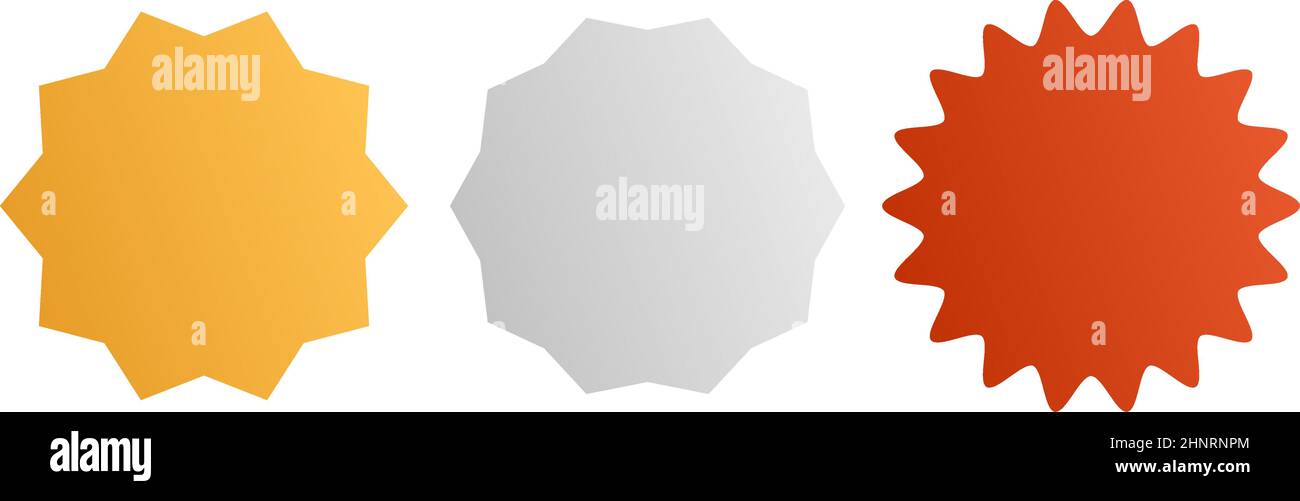 Gold, silver, bronze plaque, banner and seal. Precious metal badge ...