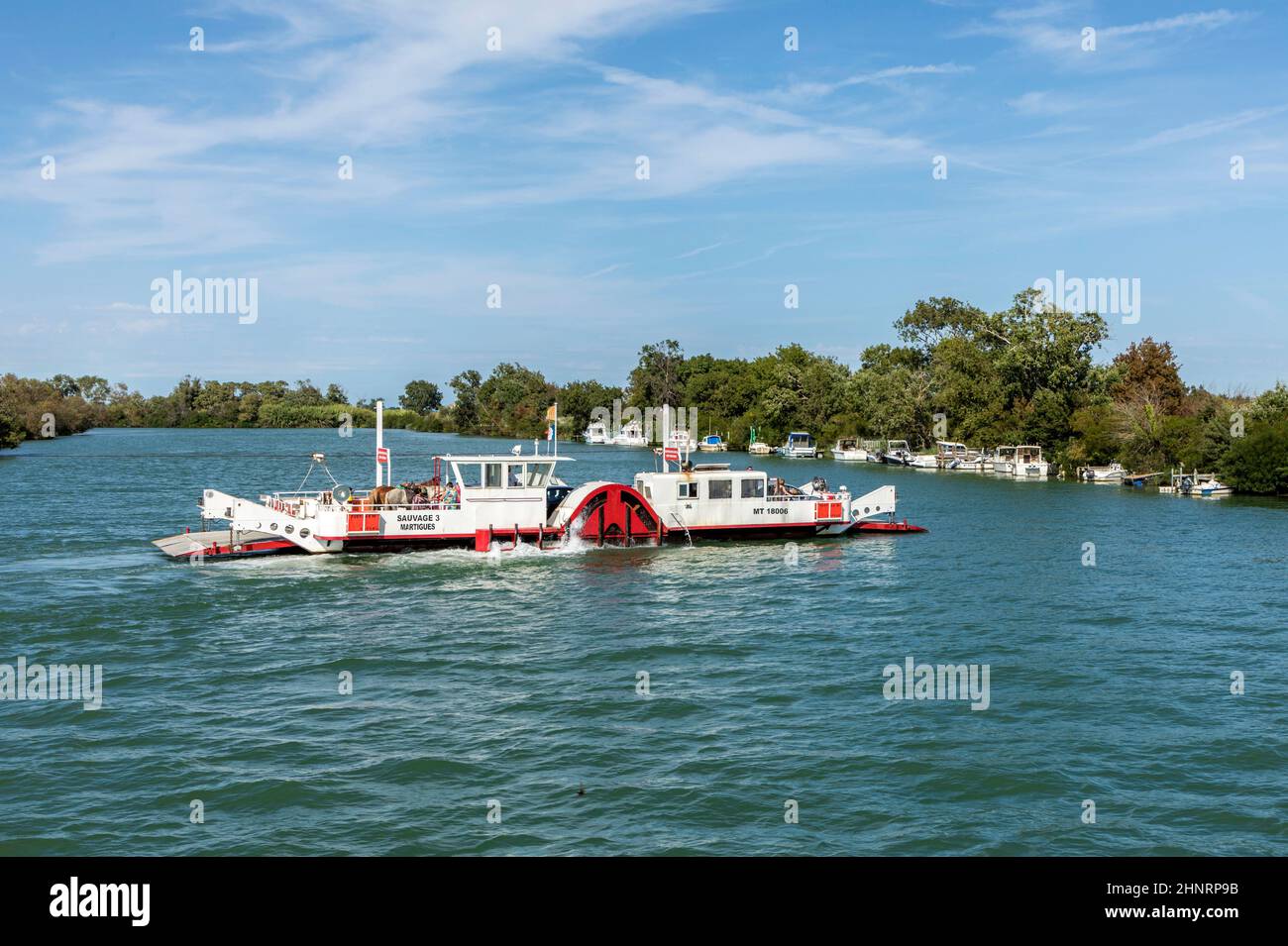 people enjoy traveling in the river rhone delta in the camargue, using ...