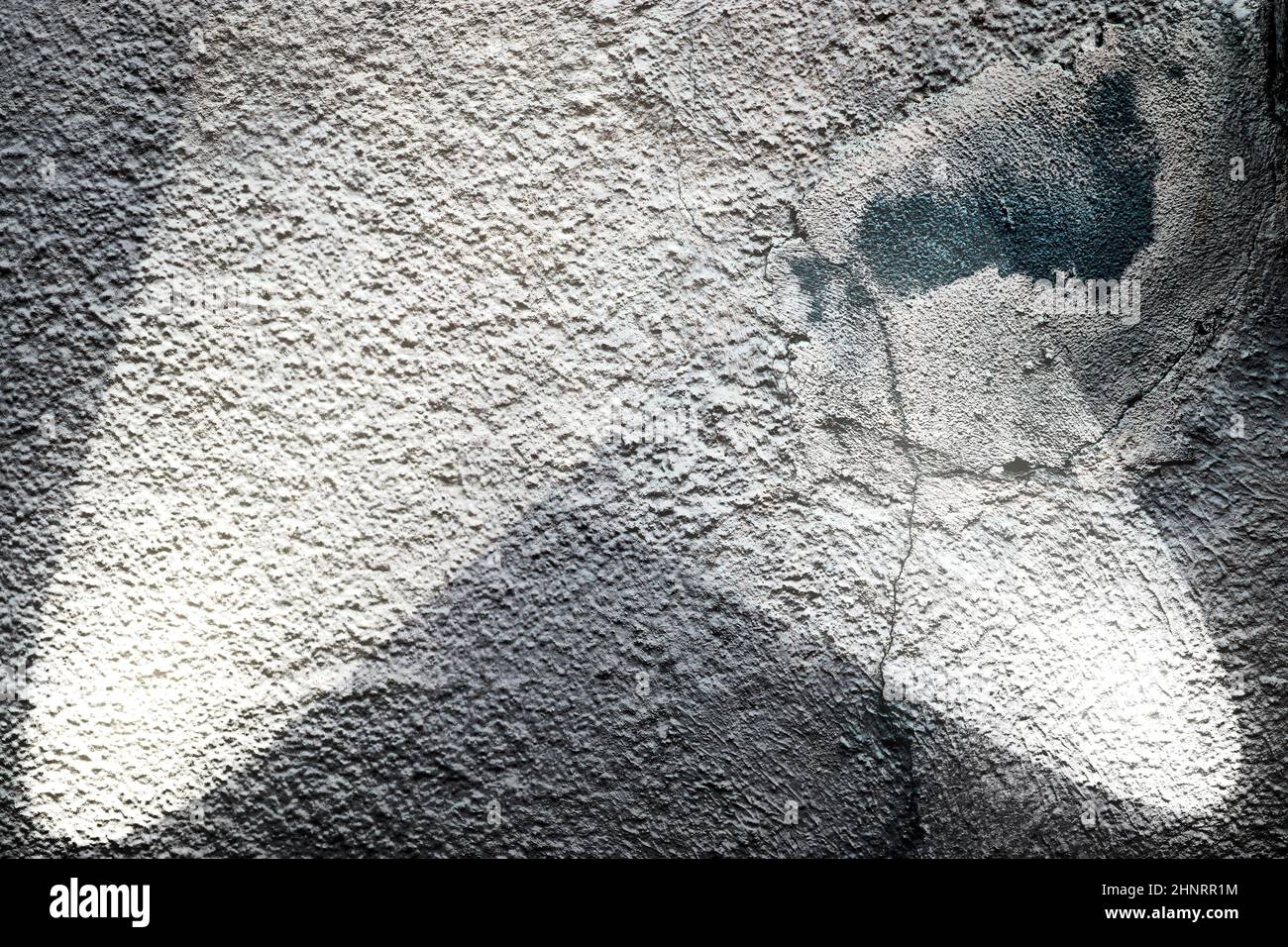 Close up view on concrete wall textures with three spotlights in high ...