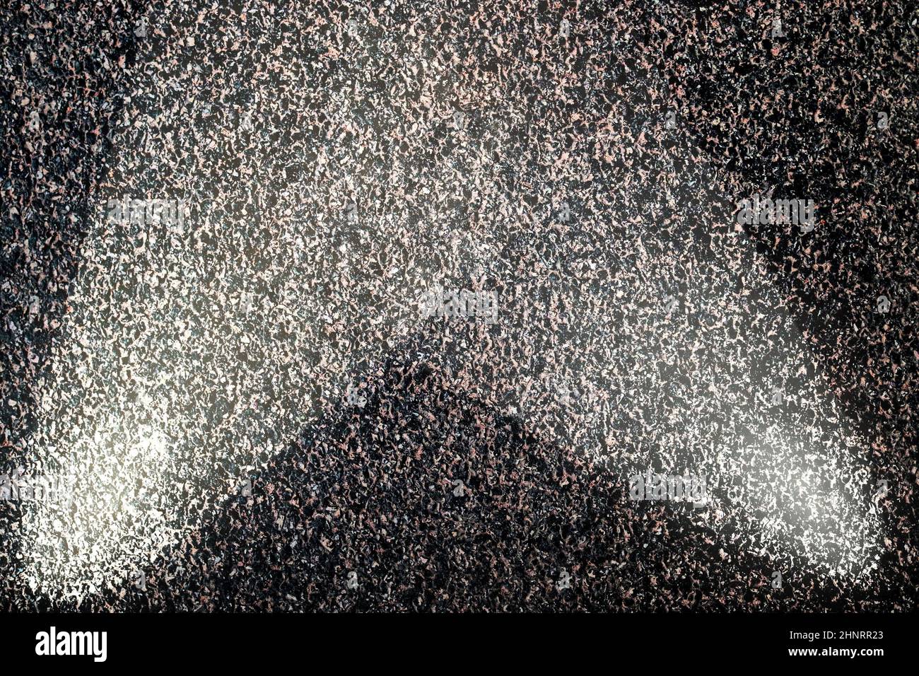 Close up view on concrete wall textures with three spotlights in high ...