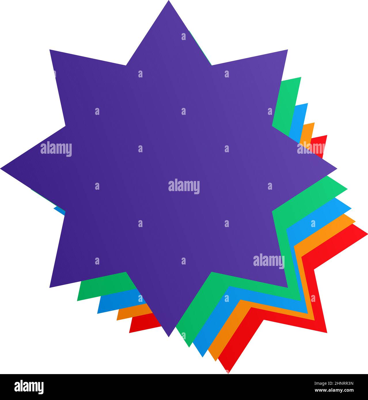 Starburst, sunburst price tag, label with empty, blank space. Price ...