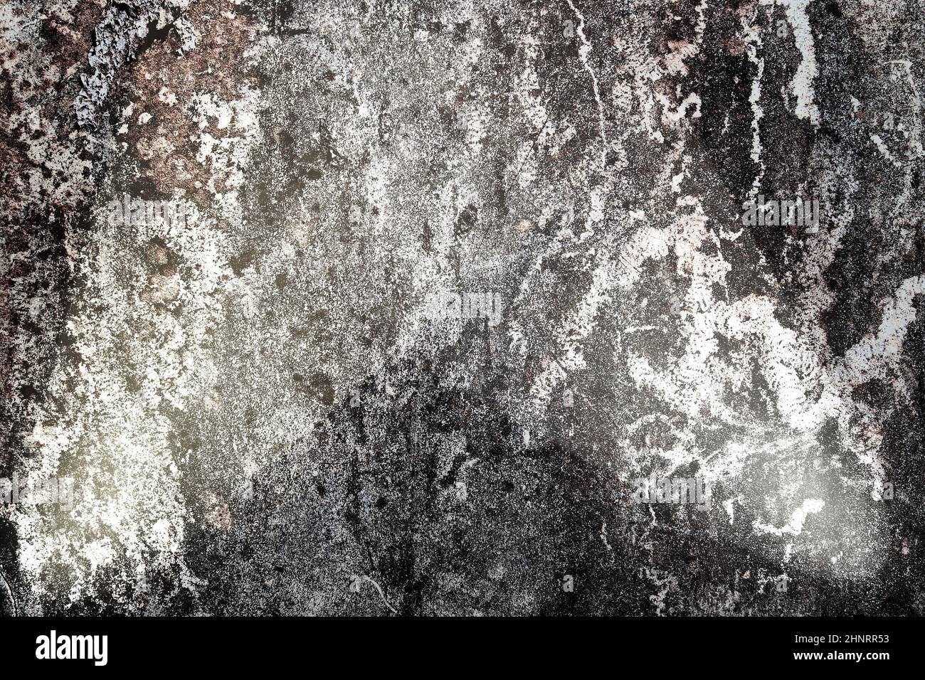 Close up view on concrete wall textures with three spotlights in high ...