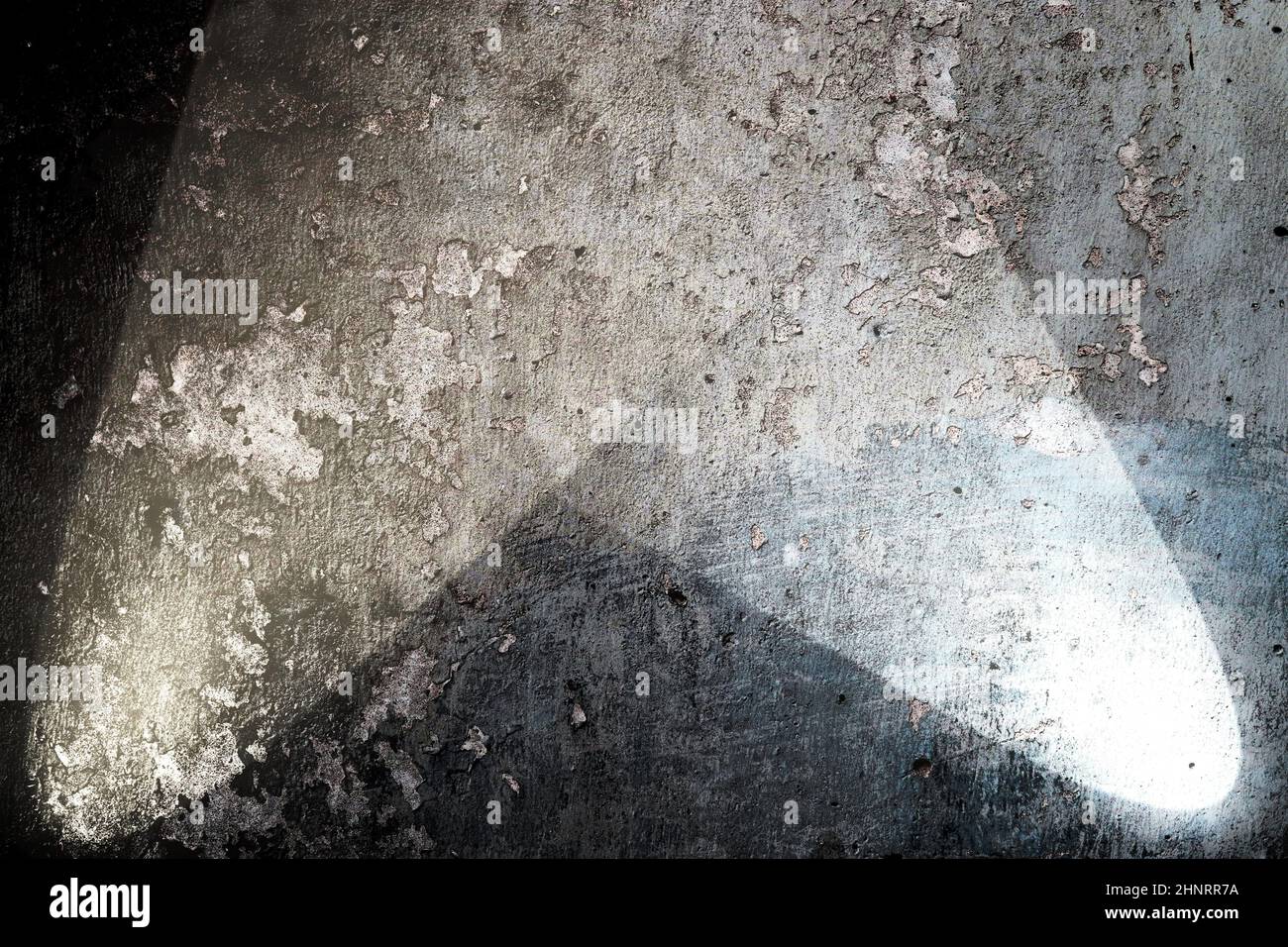 Close up view on concrete wall textures with three spotlights in high ...