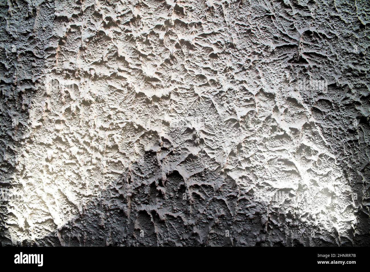 Close up view on concrete wall textures with three spotlights in high ...