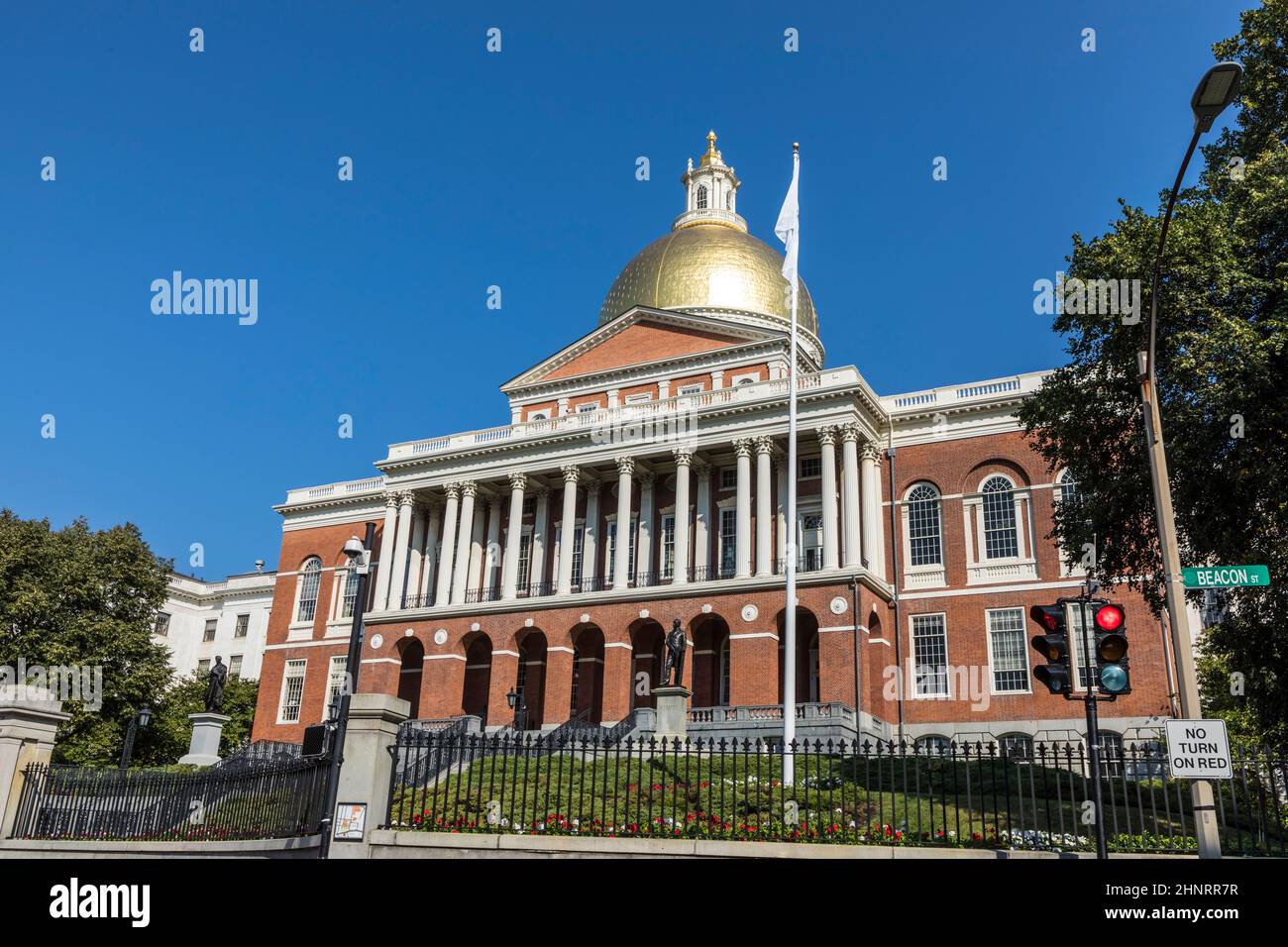 famous state capitol in Boston Stock Photo - Alamy