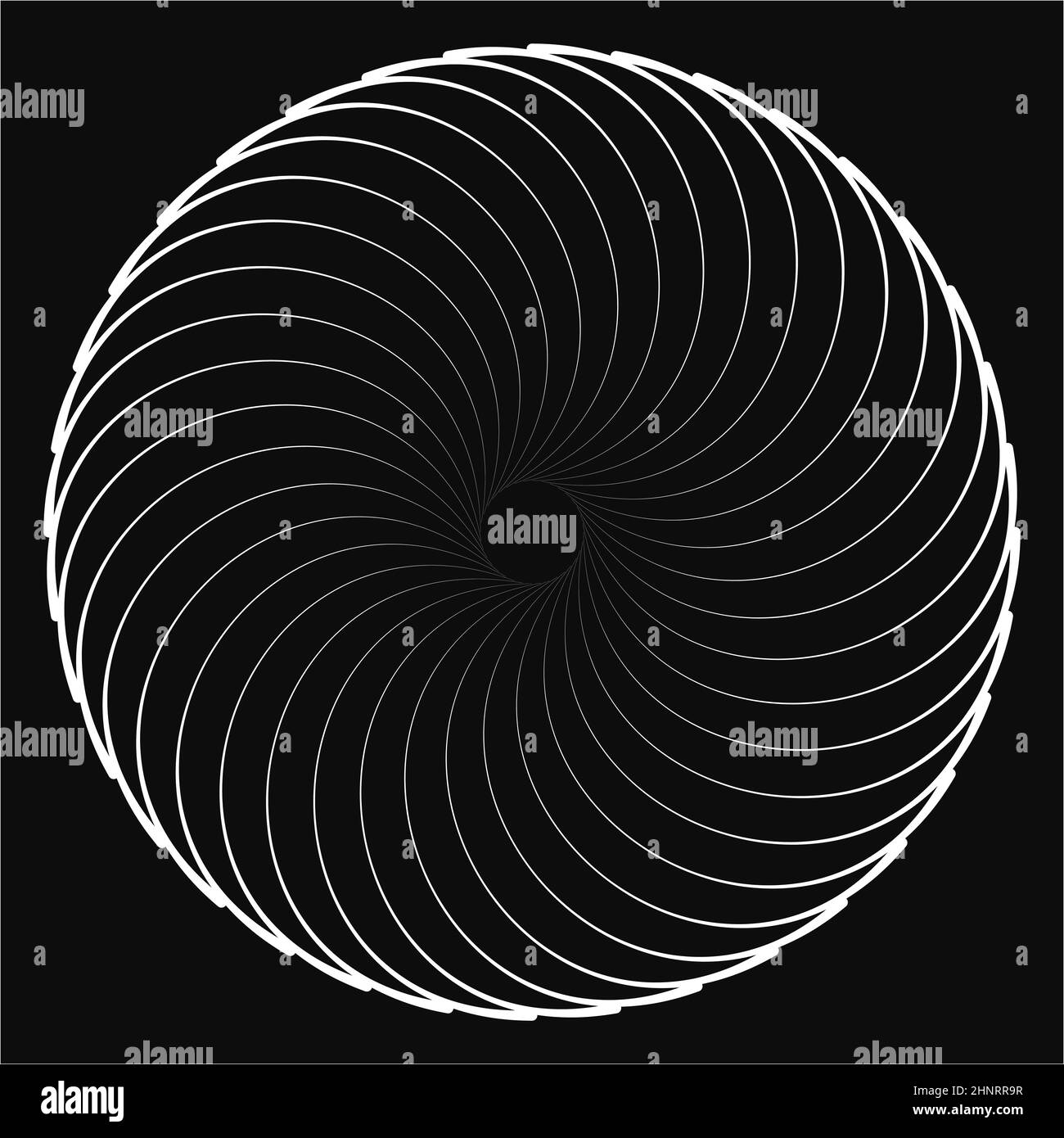 Spiral, swirl, twirl and whirl design elements. Vector - stock vector ...