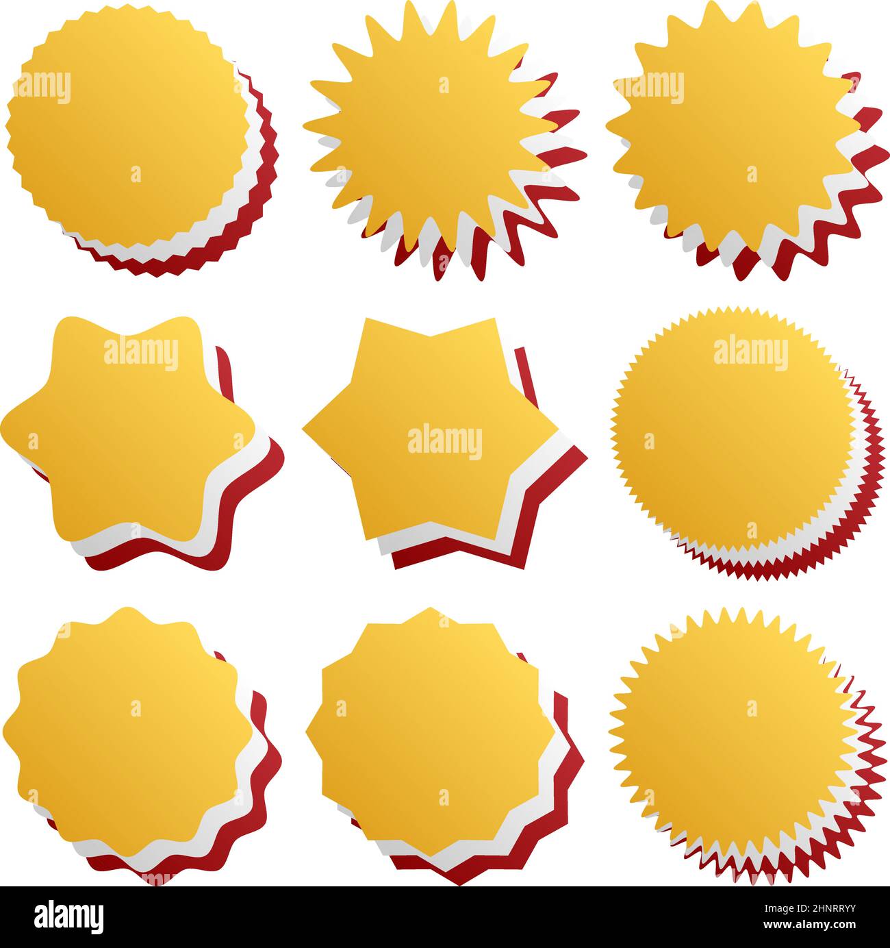 Gold, silver, bronze plaque, banner and seal. Precious metal badge ...