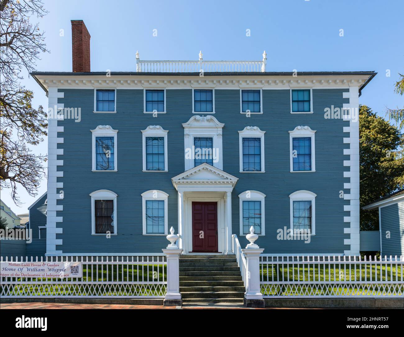 old historic house of William Whipple, a signer of the Declaration of ...