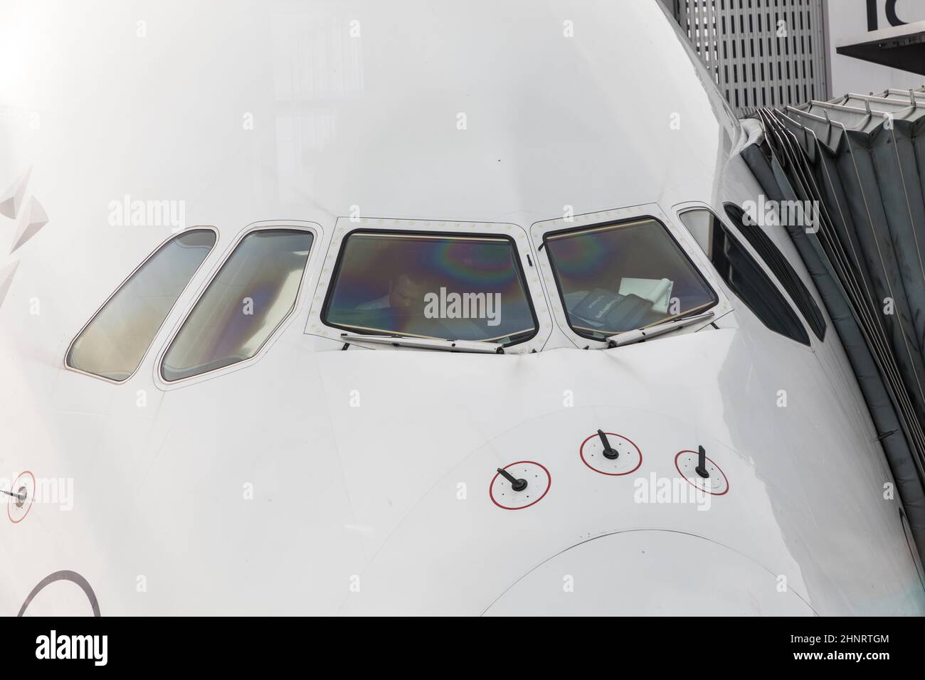 Airbus a380 cockpit hi-res stock photography and images - Alamy