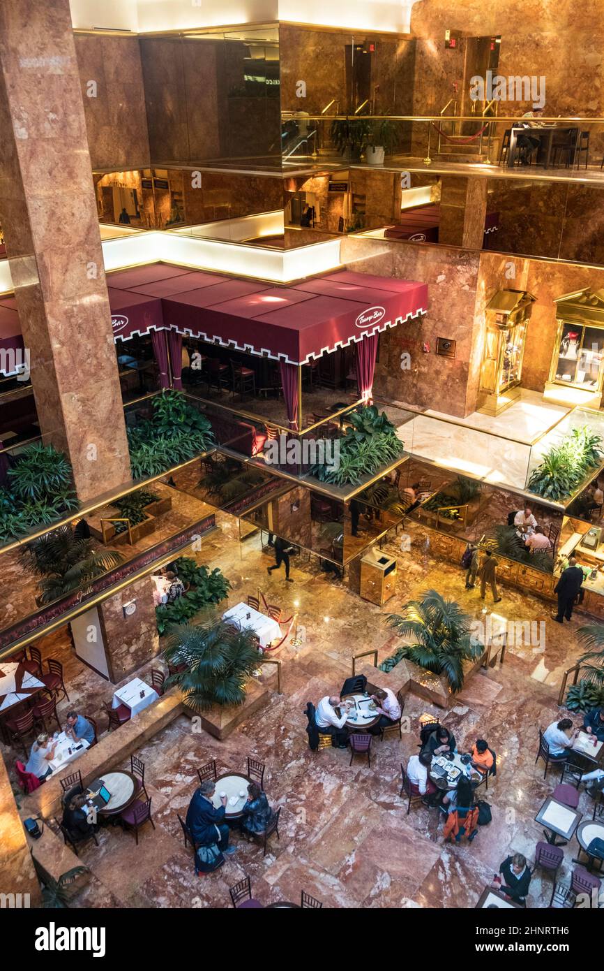 Trump tower interior hi-res stock photography and images - Alamy