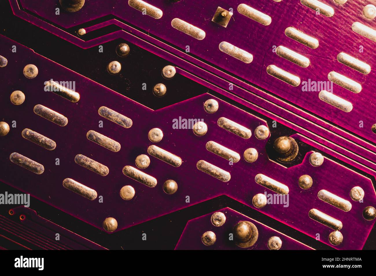 Electronic circuit board abstract background. computer motherboard close up. modern technologies ...