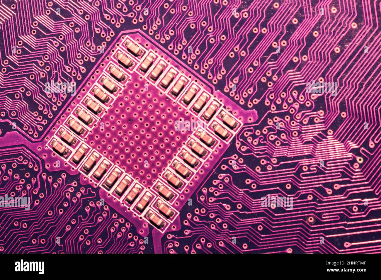 Electronic circuit board abstract background. computer motherboard ...