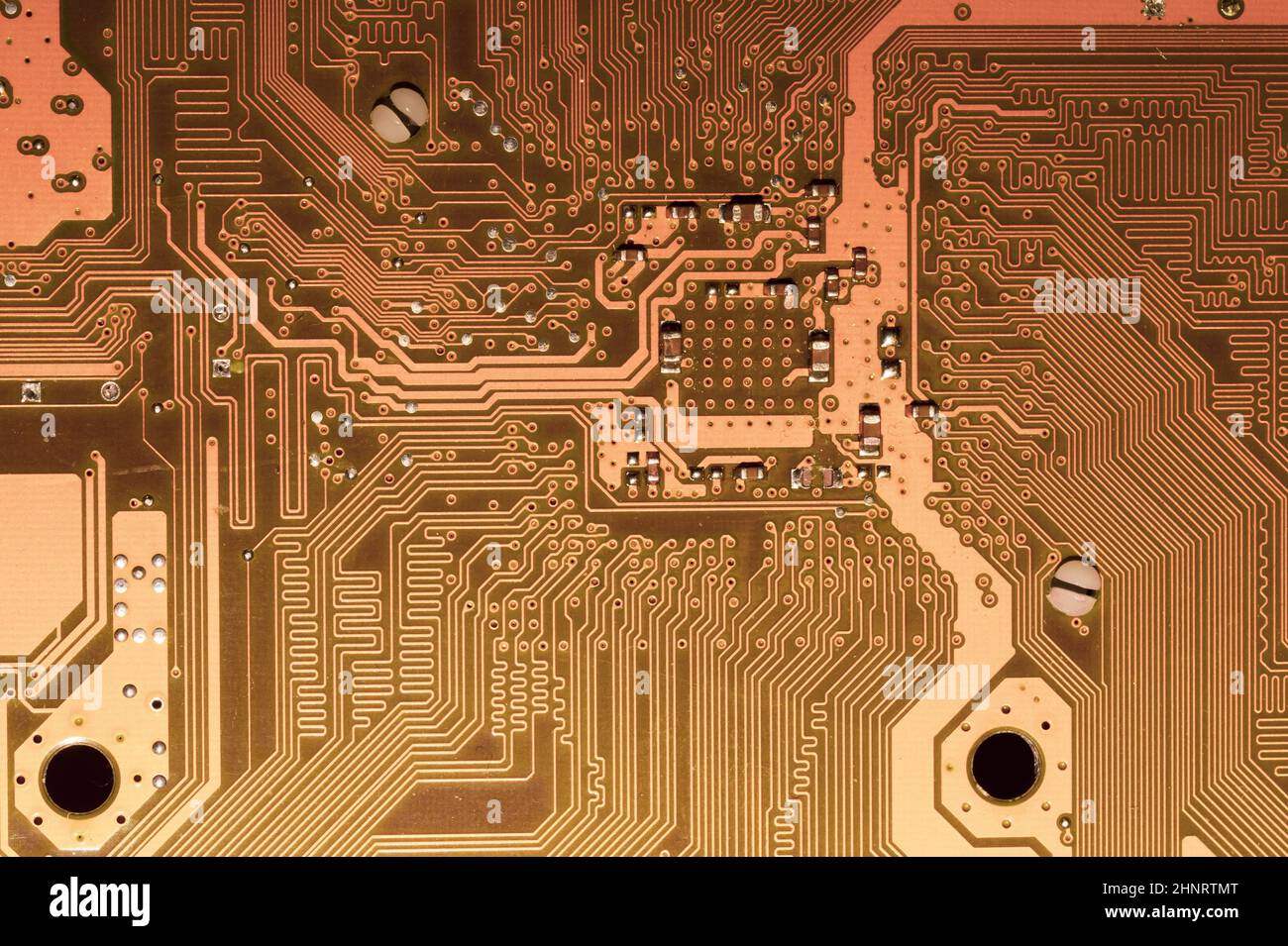 Electronic circuit board abstract background. computer hardware. motherboard close up. modern ...