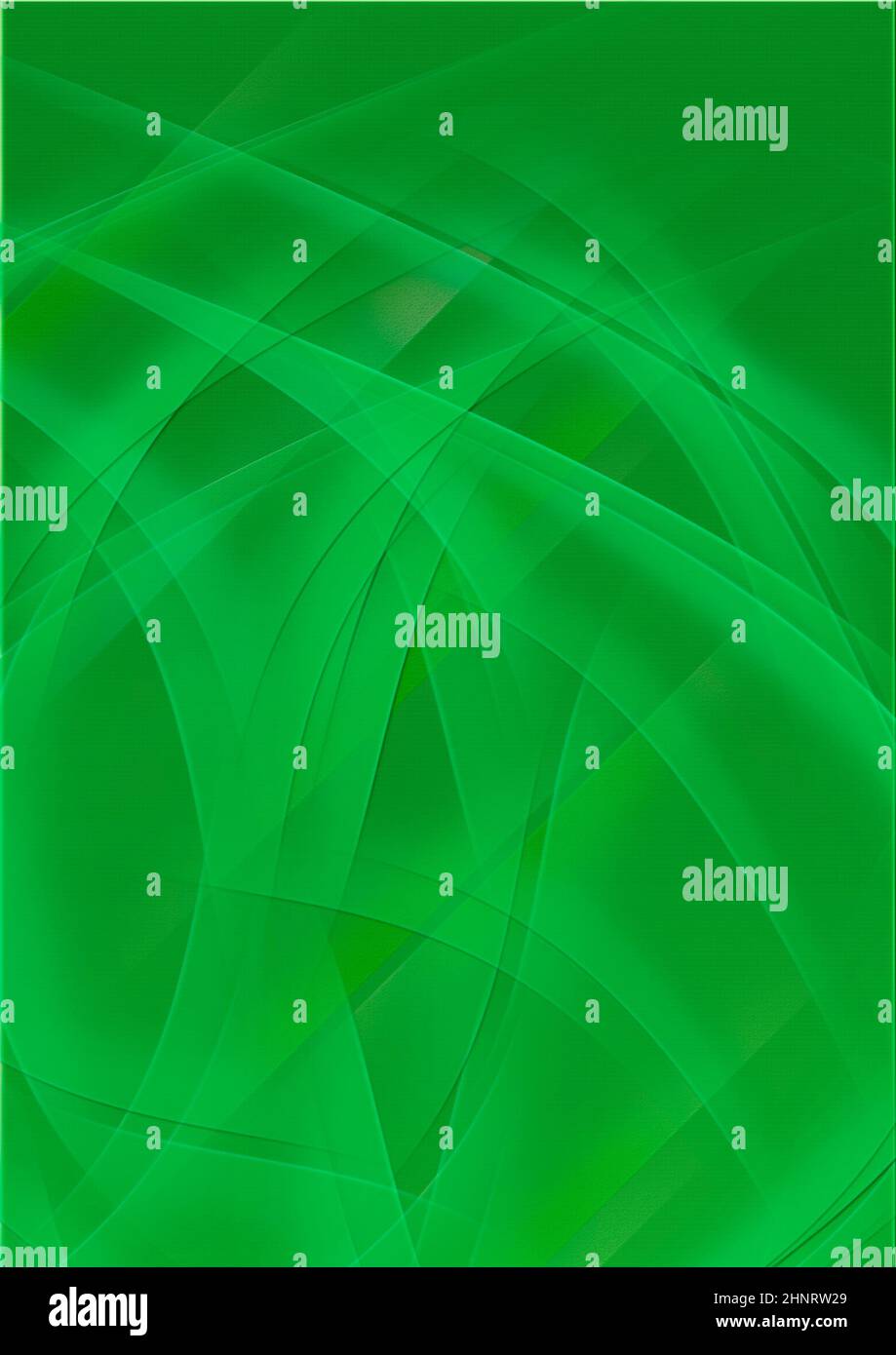 simple abstract background of green curve lines Stock Photo - Alamy